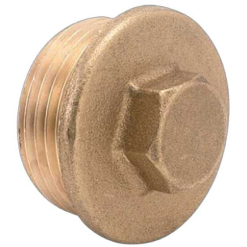 Tapón Rosca Macho Latón Medidas Accesorios Fontanería: 1/8''