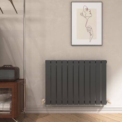 EMKE Modern Flat Panel Radiator Horizontal Single High Thermal ...