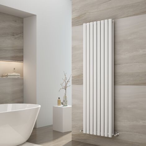 EMKE Double Designer Vertical Oval Column Radiator Flat Panel Heating ...