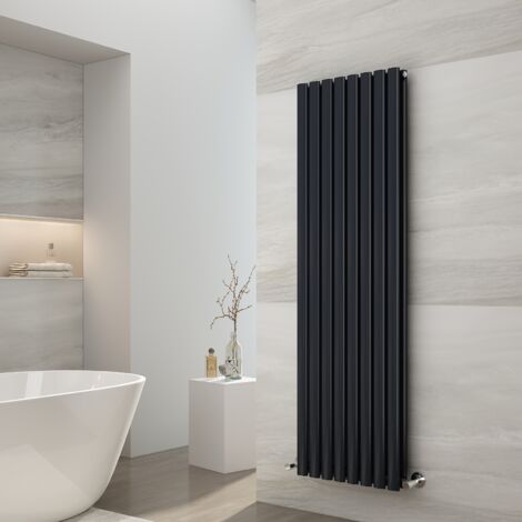 EMKE Stylish Vertical Oval Column Radiator Central Heating Radiator for ...