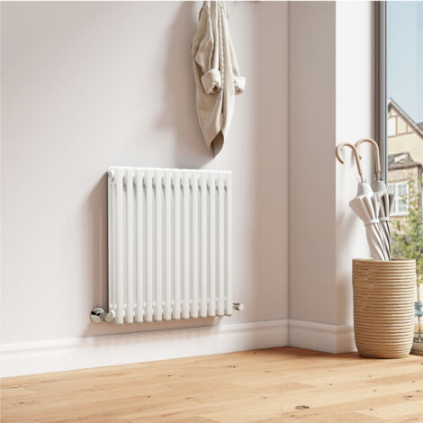 EMKE 3 Column Traditional Cast Iron Style Horizontal Vintage Radiator ...