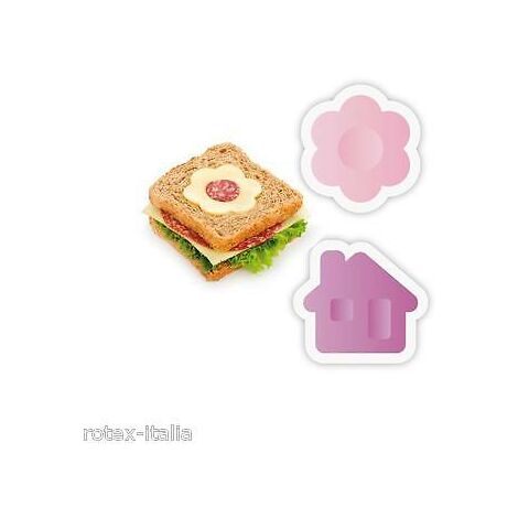 TESCOMA SET 2 TAGLIAPASTA MULTIUSO FIORE CASETTA BISCOTTI TOAST 630937