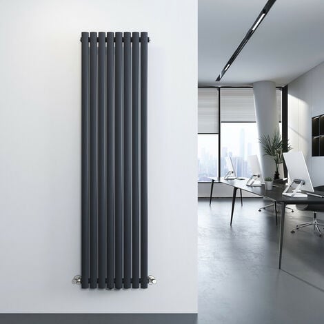 Meykoers Modern Oval Radiator Central Heating Vertical Single Panel ...