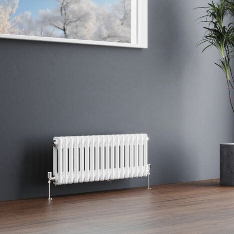 Meykoers Traditional Radiator Central Heating Horizontal Oval Double ...