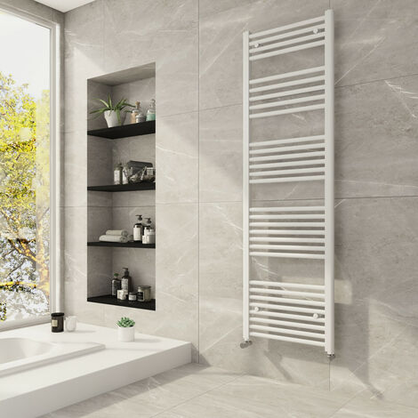 Meykoers Bathroom Towel Rail Heated Towel Rail Central Heating Radiator 1600x500mm White