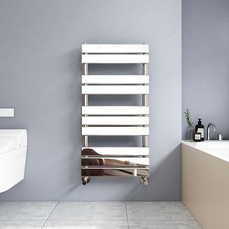 Meykoers Flat Panel Heated Towel Rail Radiators Central Heating ...
