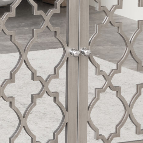 Silver buffet cabinet store