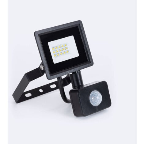 Foco Proyector LED 10W 120lm/W con Detector de Movimiento IP65 S2 Blanco Neutro 4000K