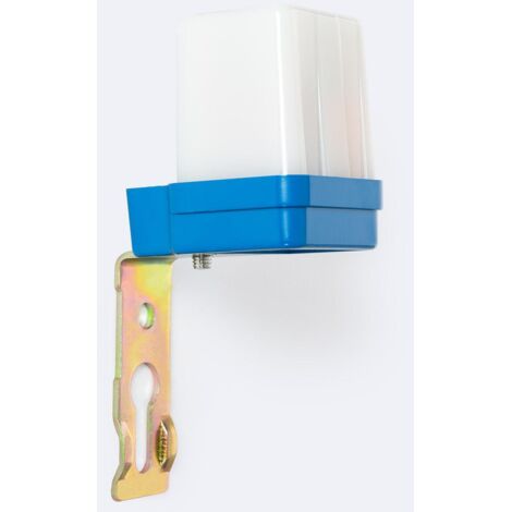 Sensor Crepuscular Superficie 6A IP44 Blanco
