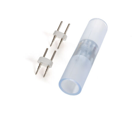 Conector Tira Neón LED Regulable 220V Circular SFLEX17 Ø17 mm