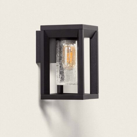 Aplique de Pared Exterior Trenol Negro