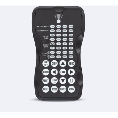 Mando Control Remoto RC-100 para Campana LED UFO Smart HBD Negro
