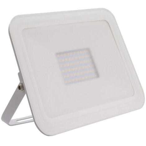 Foco Proyector LED 100W 120lm/W IP65 Slim Cristal Blanco 3000K Blanco Cálido