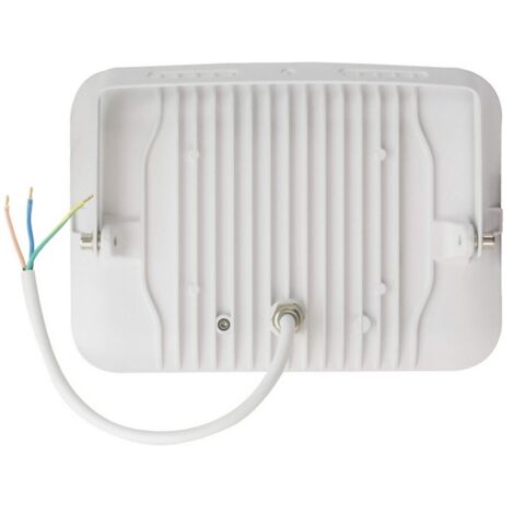 Foco Proyector LED 100W 120lm/W IP65 Slim Cristal Blanco 3000K Blanco Cálido