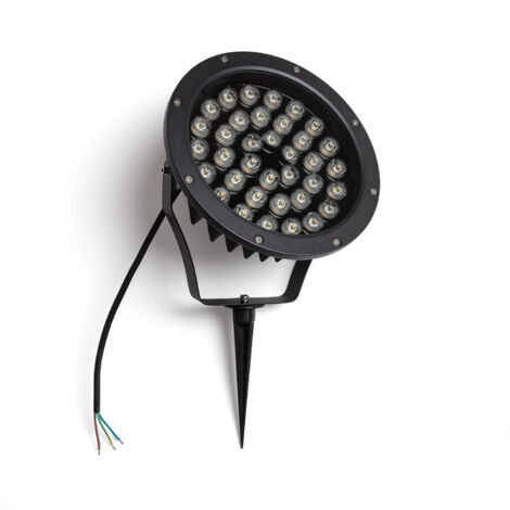 Foco Exterior LED 36W IP67 con Pincho Colmar 3000K Blanco Cálido