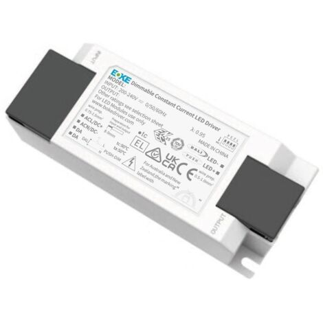 Driver BOKE Regulable DALI/PUSH 200-240V No Flicker Salida 6-42V 150-300mA 10.5W BK-DEL010 11 W