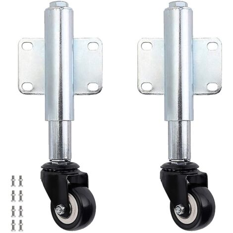 2 x 6cm Rolling Gate Wheel, Suspension Caster for Extendable Gate, Gate ...