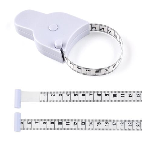 Tape measure, for the body, 150 cm, white