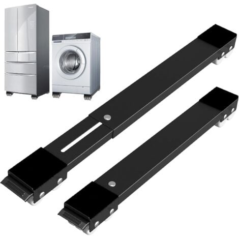 Washing machine base with brake, adjustable mobile base for washing ...