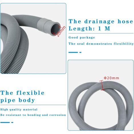 Washing Machine Drain Hose, Universal Drain Hose Including Bracket and ...