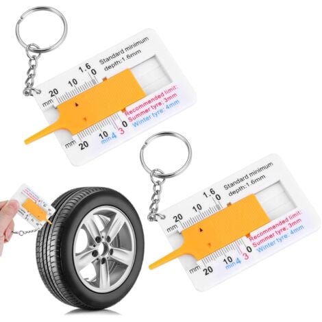 Tire Depth Gauge, 0-20mm Tire Depth Gauge Tread Depth Measuring Tool