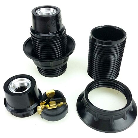 Black E14 Bulb Holder, 4 Pieces E14 Socket, E14 Socket Bulb, Solid Bulb ...