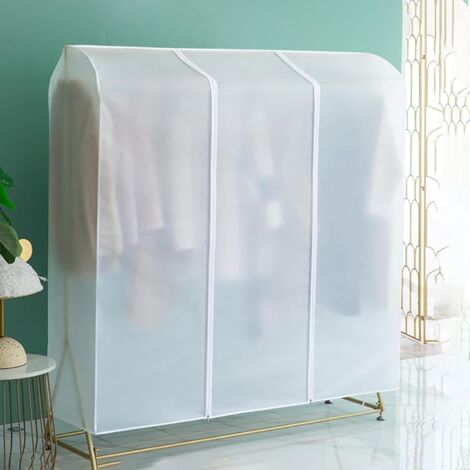 Wardrobe Cover, Protective Cover, Clothes Rack Cover Large Translucent ...