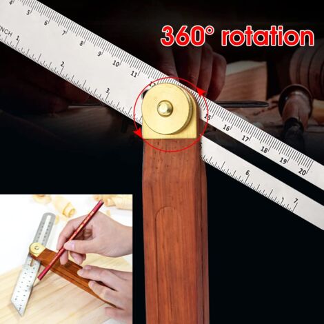 Adjustable Carpentry Bevel Gauge Square Sliding Bevel, T Bevel Angle ...