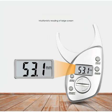 LCD Digital Body Fat Clamp, Body Fat Gauge for Calculating Body Fat ...