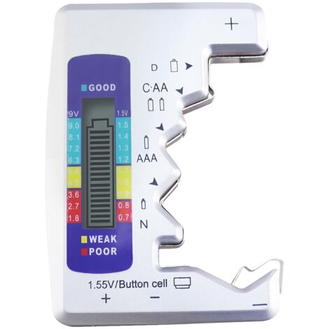Universal Digital Battery Tester Mini LCD Battery Tester Capacity ...