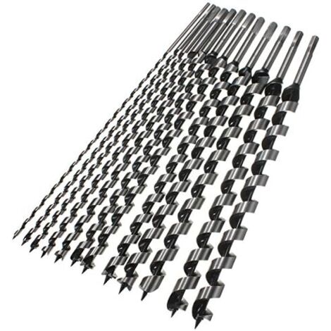 460mm 6-28mm Hex Shank Point Brad Point Drill Bit Auger Spiral Wood Drilling Tool - 16mm