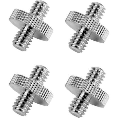 Camera Screw Adapter,Standard 1/4" Male to 1/4" Male Thread Adapter ...