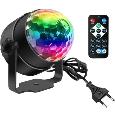 Disco Lights, Light Shows, Voice Control, RGB, USB, Key, 6W, Remote ...