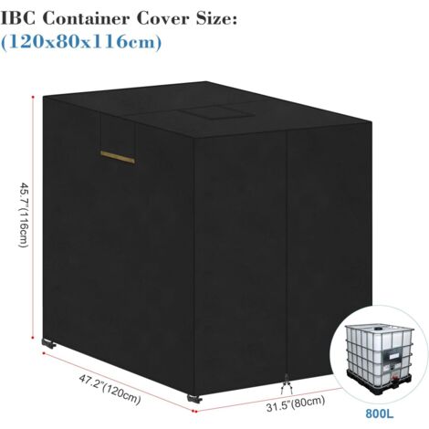 1000L Water Tank Cover, IBC Rainwater Tank Cover, 1000L Tank Cover ...