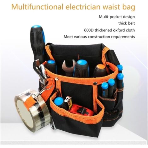 Tool Bag, Fabric Tool Bag, Maintenance Electrician Belt Bag, Practical ...