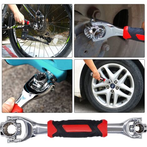 52 in 1 Magnetic Universal Socket Wrench Stainless Steel Rotating ...