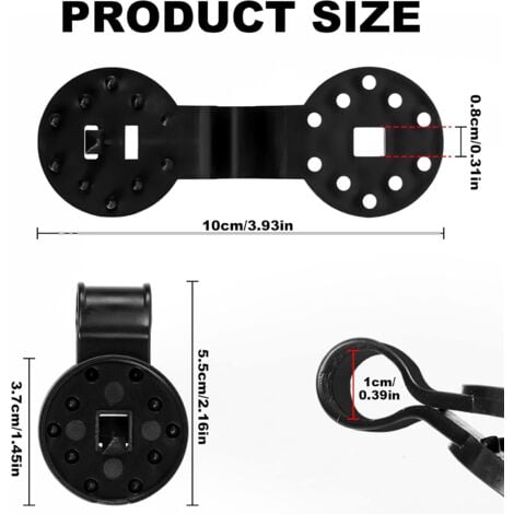 Shade Cloth Clips, 50 Pcs Privacy Screen Clips, Fixing Clips, Shade ...