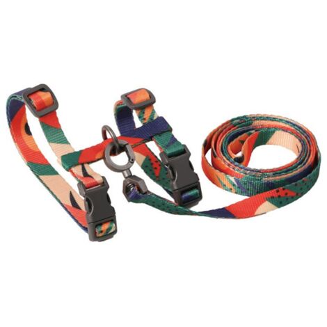 Cat harness, multi-colored