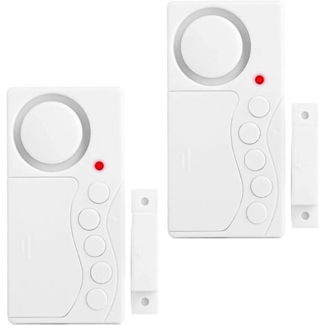 2 Pack Freezer Door Alarm, Window Security Alarm, Wireless Refrigerator ...