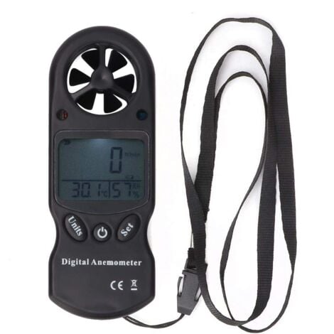 Anemometer, Digital Thermometer, Multifunction Portable Anemometer ...