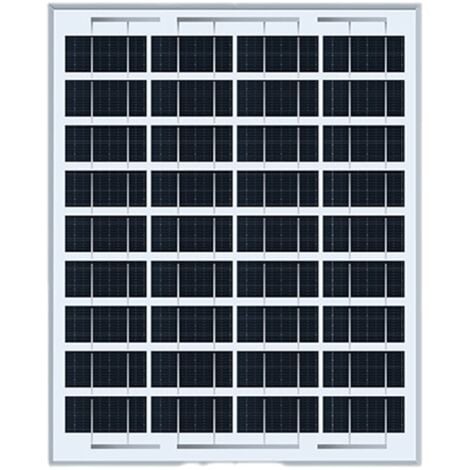 Solar panel, 20W, 18V, 350x550 mm, black