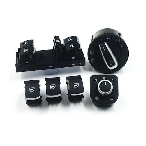 The button set is compatible with Volkswagen Passat B6, B7, CC, Eos ...