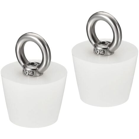 Tapered Plug Silicone Rubber Stopper 28mm to 37mm Solid Bathtub Plug ...