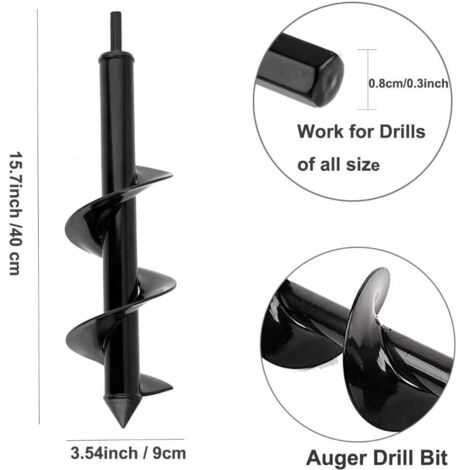 Garden Auger Drill Bit, Garden Auger, Cordless Screwdriver Auger ...