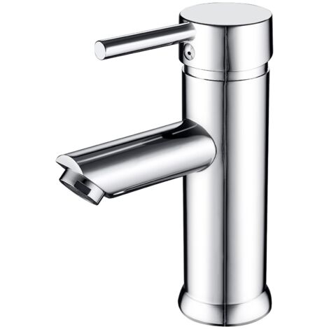 Bathroom Faucet Single Lever Basin Mixer Tap Brass Body Modern ...