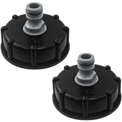 Pieces IBC Tank Cap, S60x6 IBC Fitting/Nipple Cap, 1/2" Outlet Diameter ...