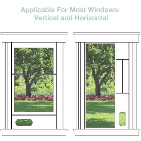 Portable Window Kit with Exhaust Hose, Adjustable Window Seals for ...