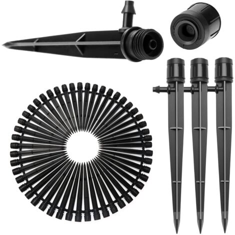 50 Pcs Adjustable Irrigation Dripper, 360 Degree Micro Drip Sprinkler ...