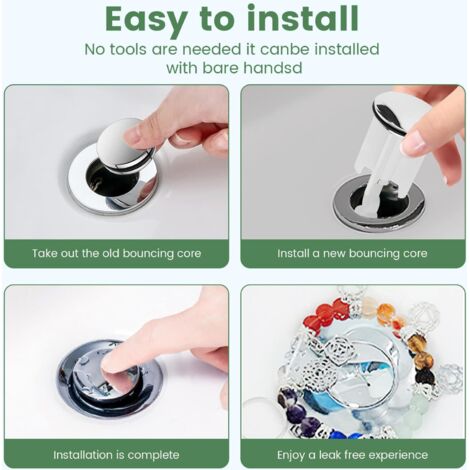 Black White Rubber Stopper Rubber Drain Stopper Plug With Pull Ring ...