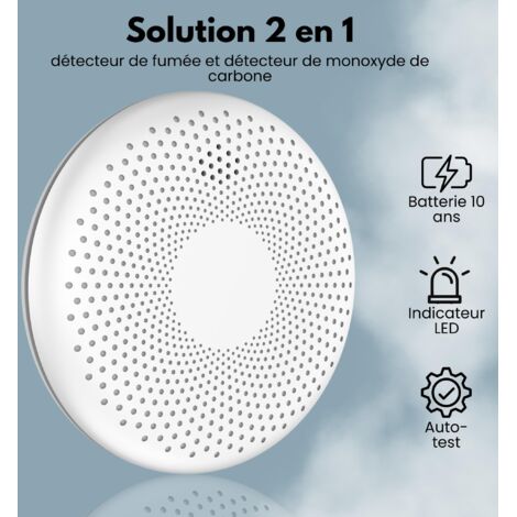 Combination Smoke and Carbon Monoxide Detector - Fire Alarm & CO ...